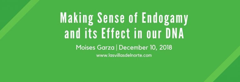 Recap of Presentation “Making Sense of Endogamy and its Effect in our DNA”